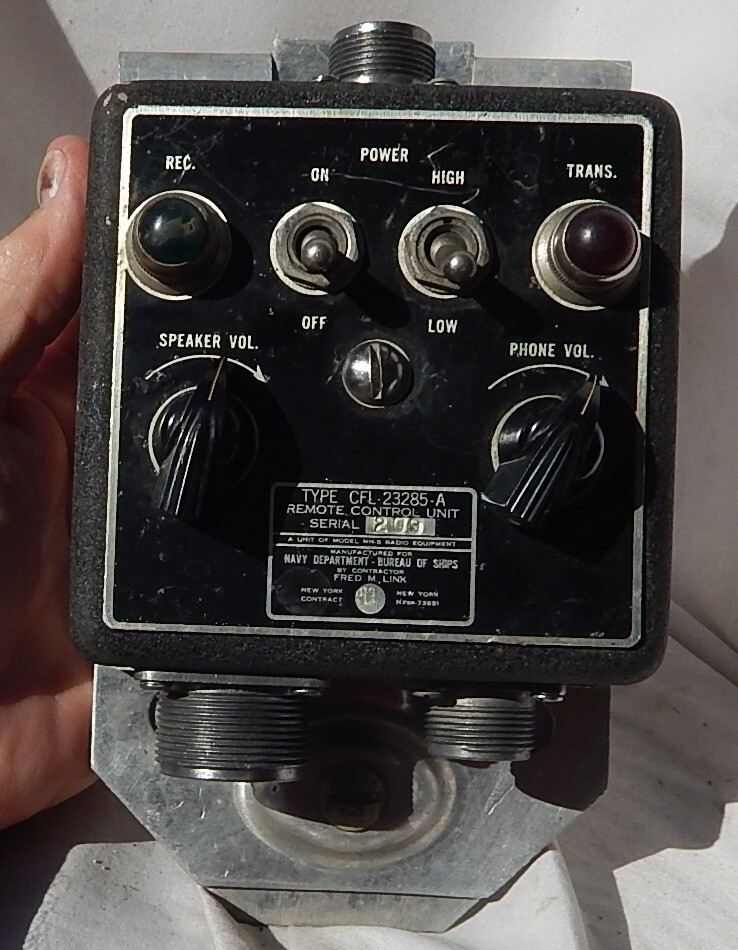 WW2 USN Aircraft Remote Control Unit Type CFL 23285-A, A Unit of the MN ...