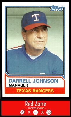 1983 Topps - #37 Darrell Johnson NM | eBay
