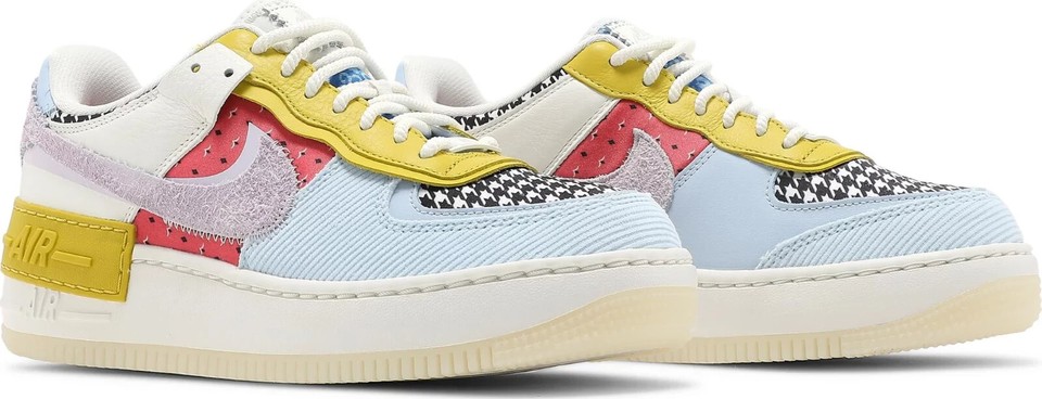 New Nike Air Force 1 One AF1 Shadow Low Patchwork Shoes DM8076-100 ...