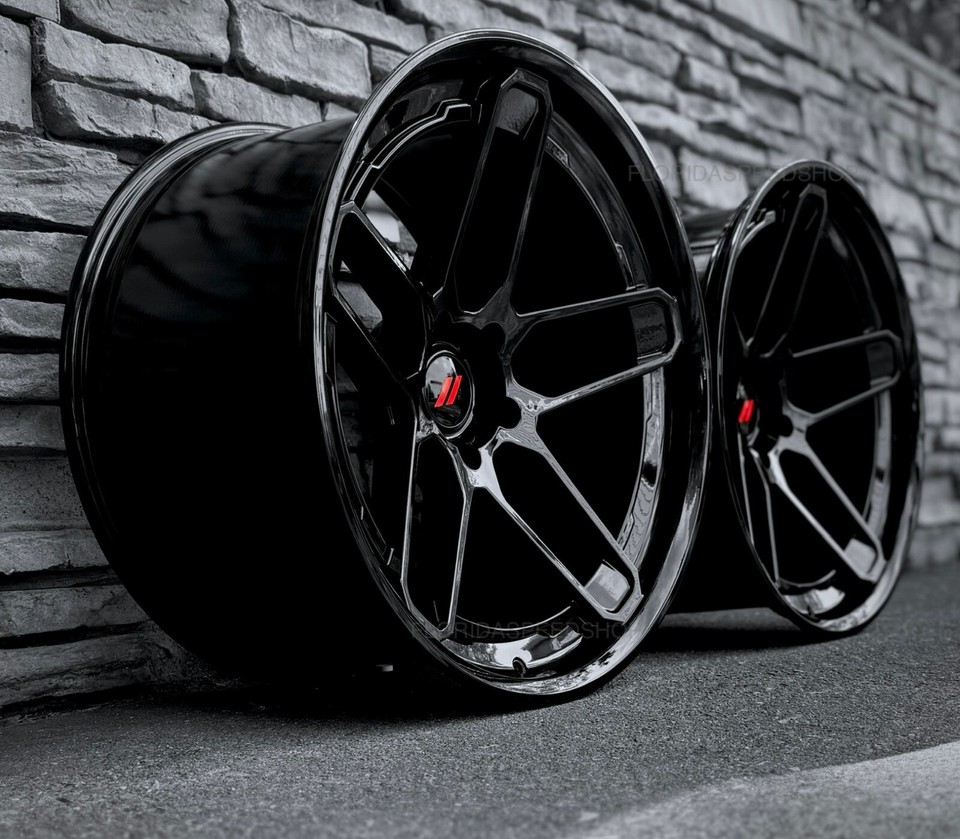 GLOSS BLACK DEMON 170 FORGED WHEELS 20X11" SET DEEP CONCAVE FITS 2022 ...