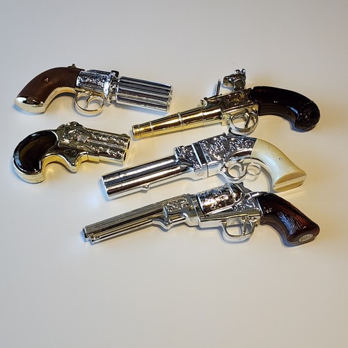Lot 5 Vintage Avon Guns Revolver Ammo Men's After Shave and Cologne ...