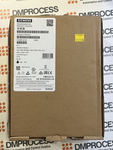 Siemens Frequency Converter SINAMICS PM240-2 6SL3210-1PE18-0AL1 3kW New ...