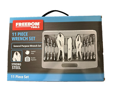 Freedom Tools 11 Piece Steel Wrench Set w/ Carry Case | eBay