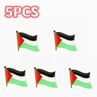 5PCS Palestine Palestinian Flag Pin Badge Brooch - 50% OFF - 2024 New ...