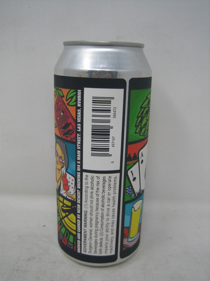 HEFE VICE CITY NEON DESERT BREWERY LAS VEGAS BEER CAN GRAND THEFT AUTO ...