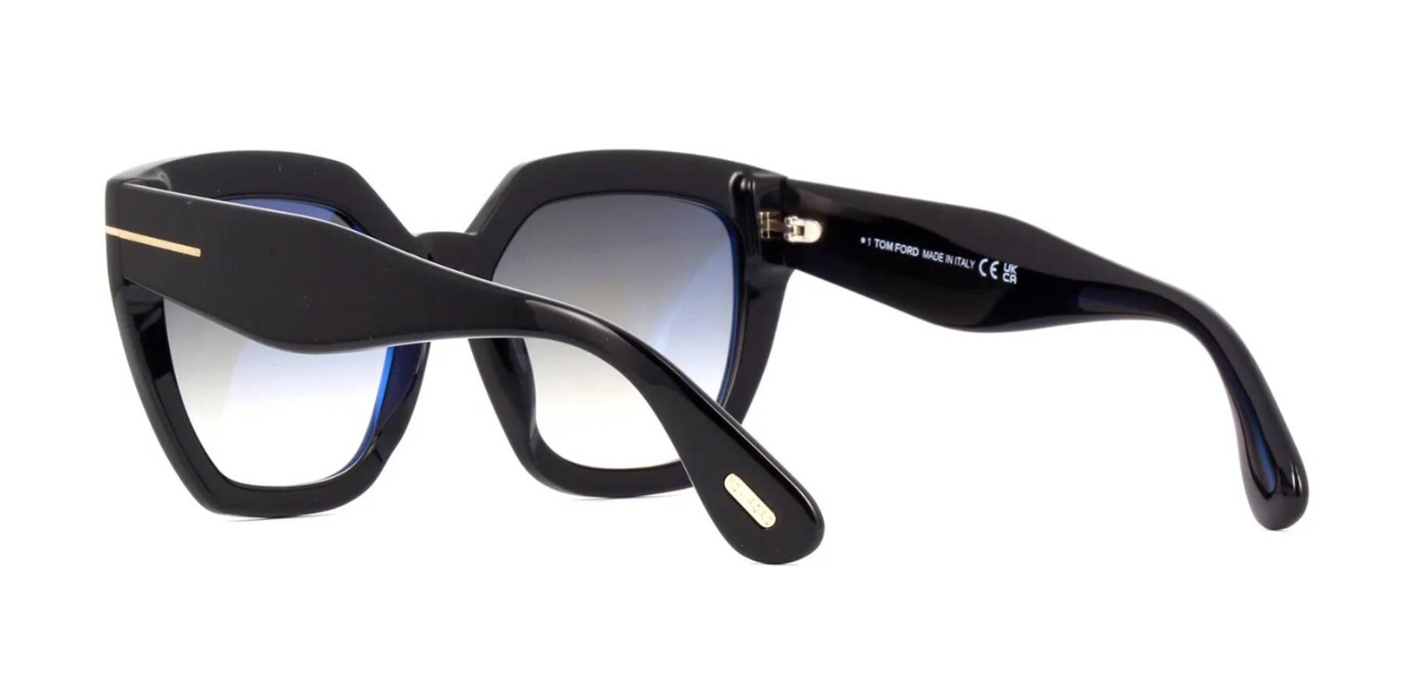Tom Ford PHOEBE FT 0939 Shiny Black/Grey Shaded (01B) Sunglasses | eBay