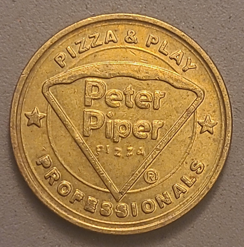Vintage Peter Piper Pizza Metal Game Token - Pizza & Play Professionals ...