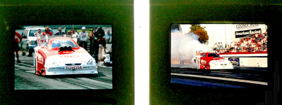 Gary Scelzi-Alan Johbson-Toyota FC NHRA Houston 2002 (2 slides) | eBay
