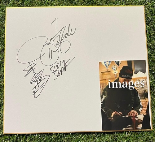 Wicked Zakk Wylde Autographed Colored Paper With Real Photo Ozzy ...