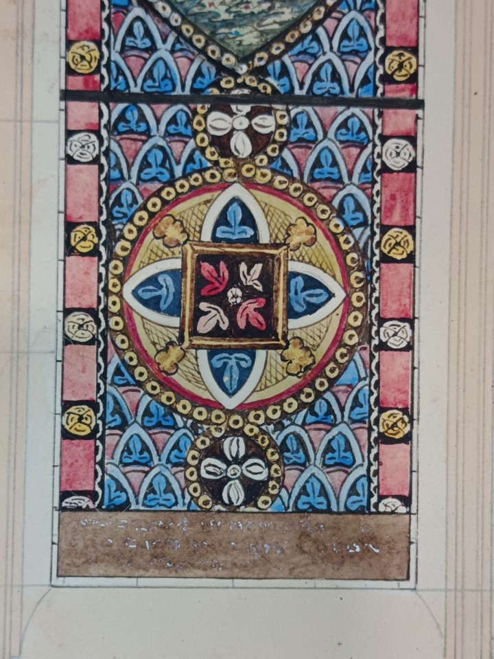 Large Victorian Stained Glass Cartoon – Saint John the Baptist – c.1870 ...