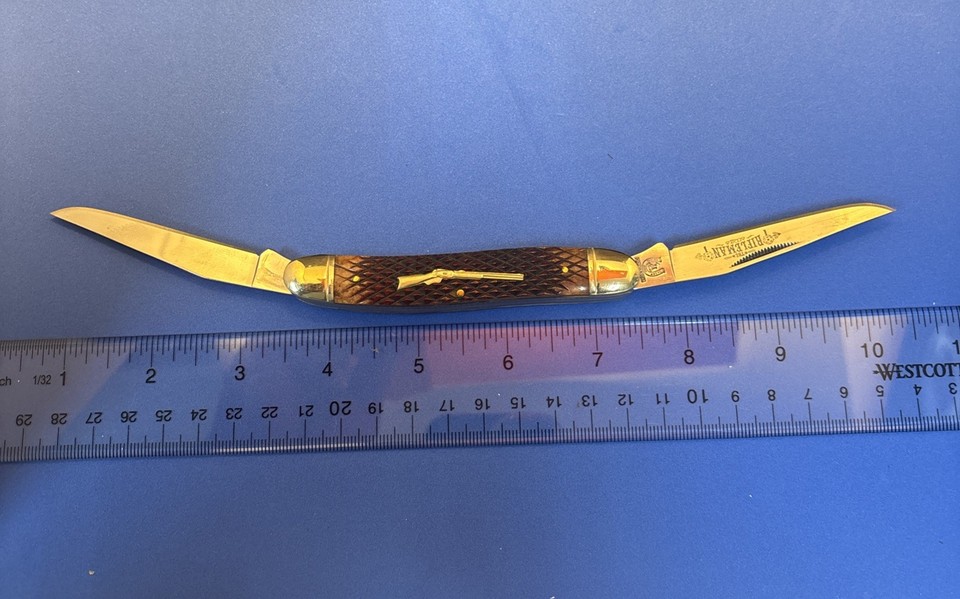 Rr703 Rough Rider Rifleman Series Muskrat Pocket Knife Custom Gift Tin ...