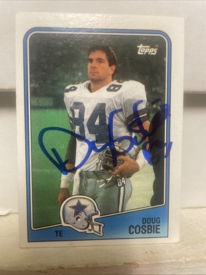 Doug Cosbie -Santa Clara- Dallas Cowboys Autographed Card | eBay