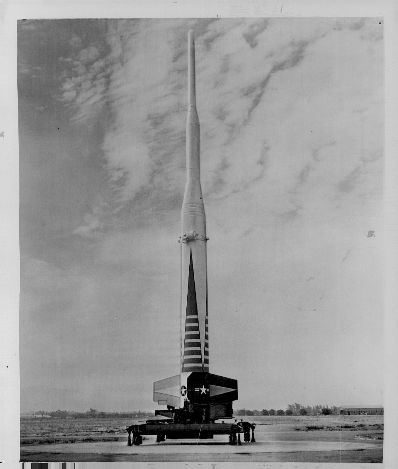 1957 Lockheed X-17 Three Stage Research Rocket Press Photo | eBay