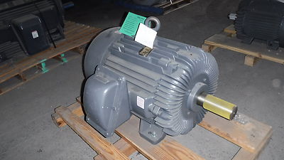 60 HP Baldor Electric Motor, 1200 RPM, 404T 405T Frame, TEFC, EXP, 460 ...