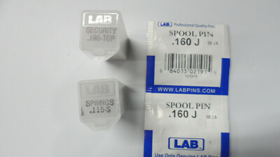 Security Driver Pin Combo with springs- Serrated & Spooled Drivers - 1 ...