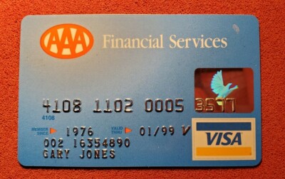 AAA Financial Services Visa credit card exp 1999 cc1650 | eBay