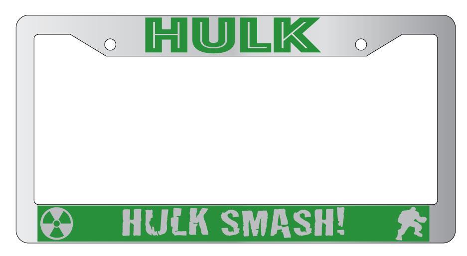 Hulk Chrome License Plate Frame Marvel | eBay