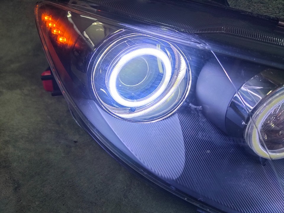 2003-2008 Mazda6 Mazda 6 Atenza GG GY LED Ring Xenon HID Head Lights ...