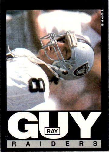 1985 TOPPS RAY GUY LOS ANGELES RAIDERS #288 | eBay