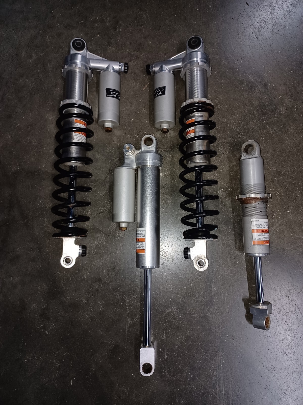 2009 Yamaha FX Nytro Fx10 RTX XTX GYTR Piggy Back Front Suspension ...