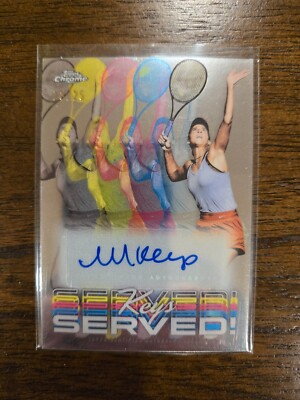 2024 Topps Chrome Tennis Madison Keys Auto 13/25 Served SP CSS-MK | eBay