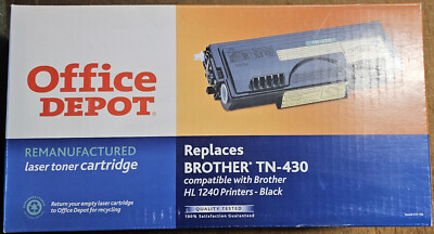 Office Depot TN-430 Black Toner Cartridge for Brother | eBay