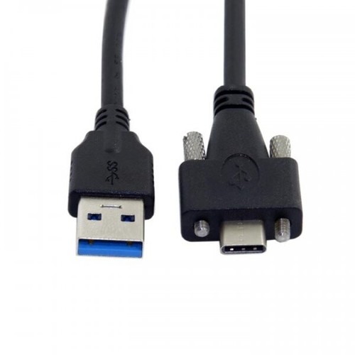 Usb 3.1 Cable 3 M Type C Plug to 3.0 Type A Plug Screw in Black | eBay