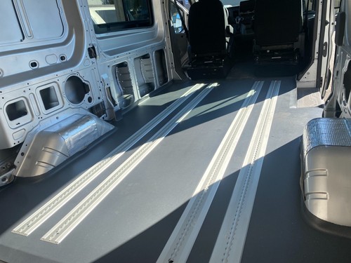 13-23 Ford Transit 131" 4-Rail Insulated Track Pro Floor System by ...