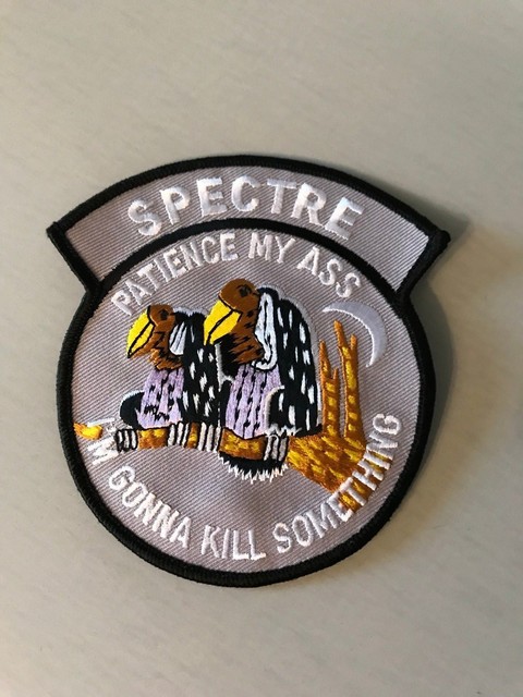 Spectre patch, vulture patch, military patch, keepsake patch, sew in ...