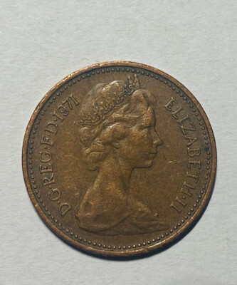 1971 New Penny Coin Original Old Coin 1p Circulated | eBay