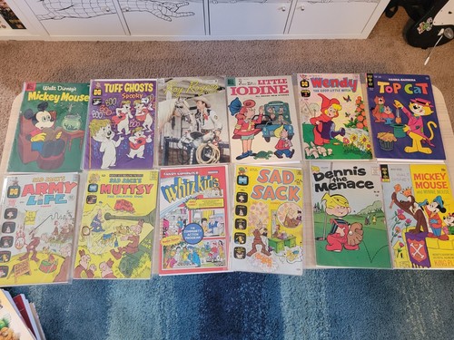 Lot of 51 Silver Age Comics: Dell, Archie, Harvey, Whitman, Gold Key ...