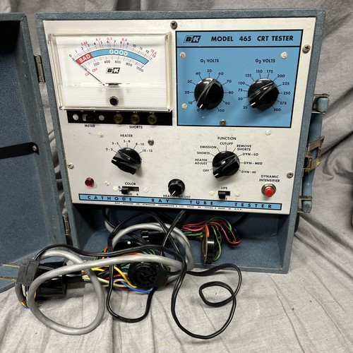 B&K CRT Cathode Ray Tube Tester Model 465 Untested | eBay