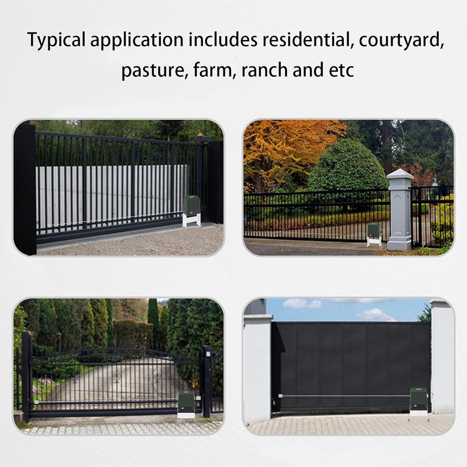 Gatexpert SL500DCL Chain-Driven Automatic Sliding Gate Opener 40 Ft ...