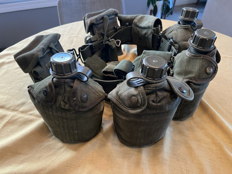 USMC ARMY Nice M1956 Field Gear Set Vietnam War Web Gear LRRP ...
