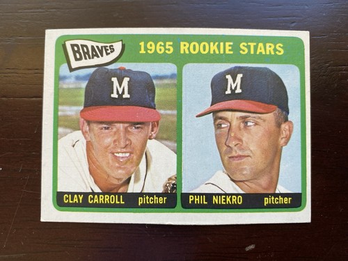 1965 Topps #461 Phil Niekro Rookie Stars Old Vintage Baseball See pics ...