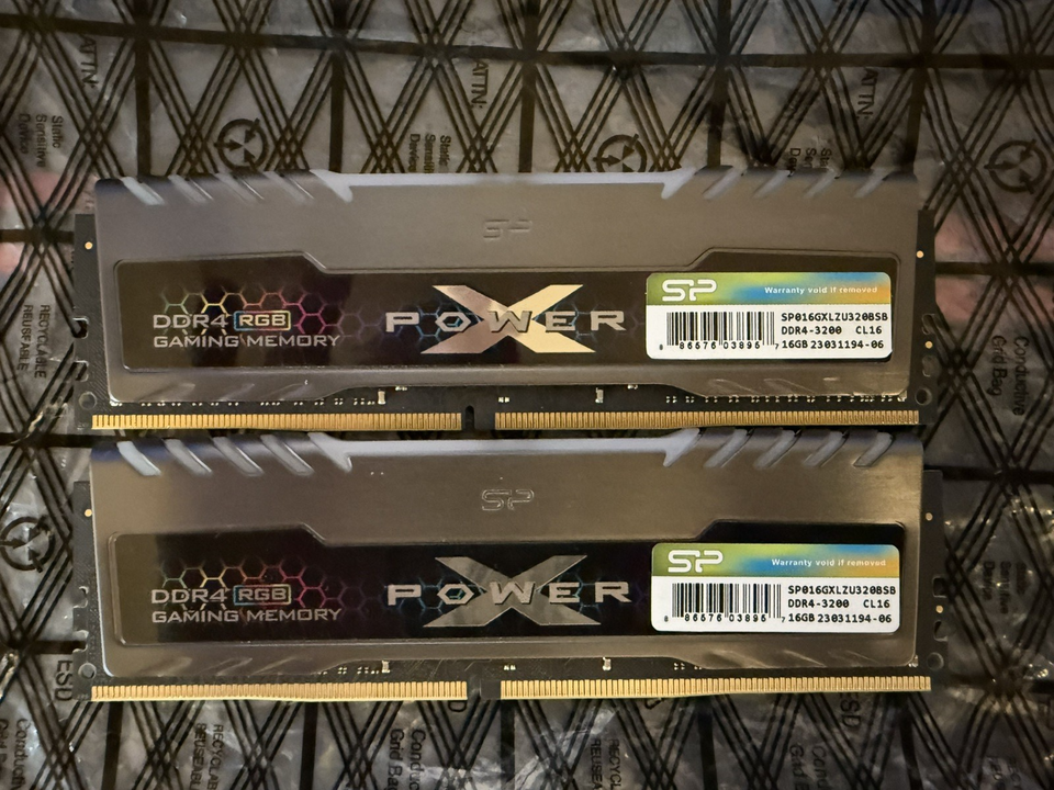 Silicon Power X POWER Gaming RGB 32GB (2 x 16GB) DDR 3200 CL16 RAM ...