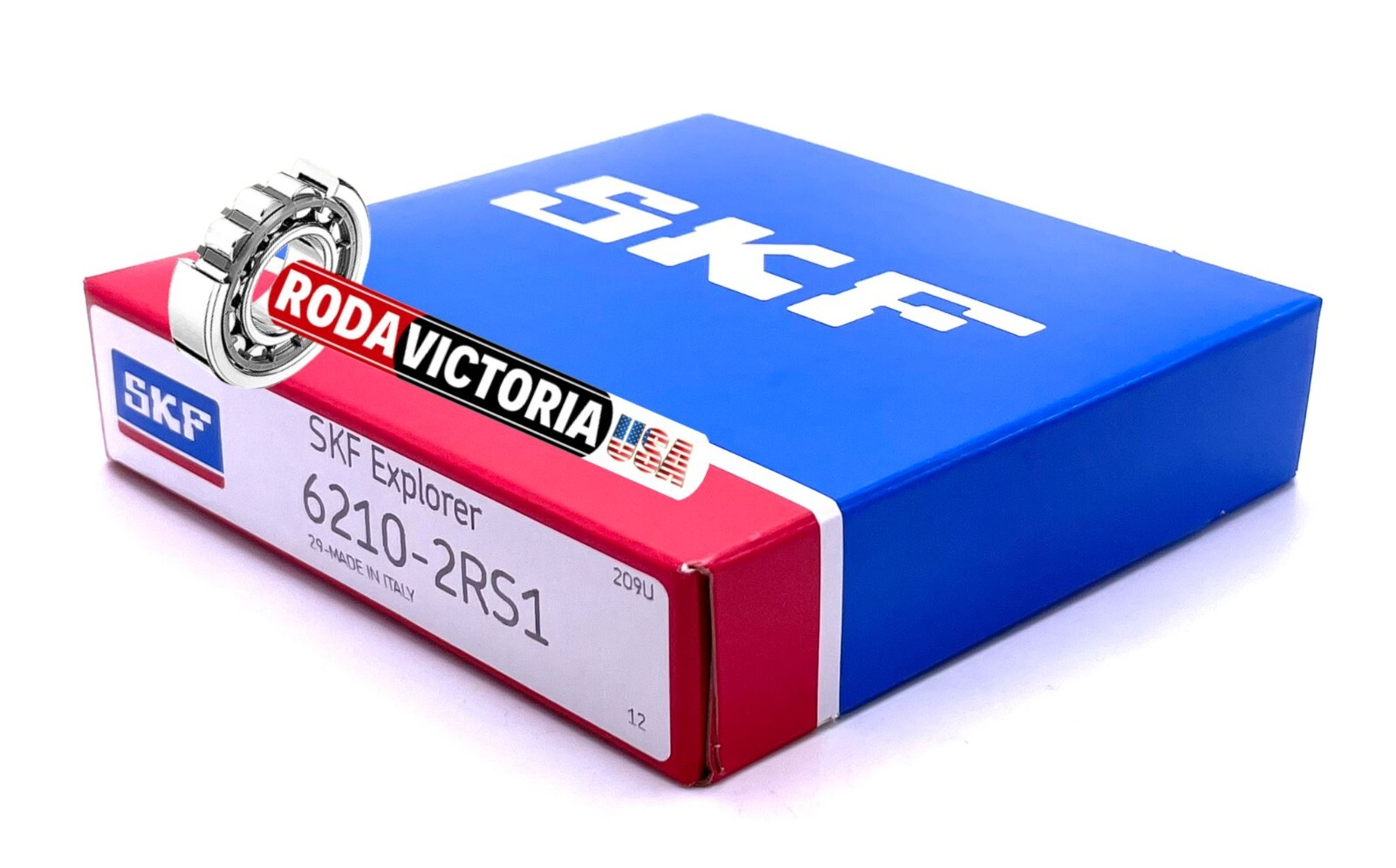 6210-2RS C3 SKF Brand rubber seals bearing 6210-RS ball bearings 6210 ...