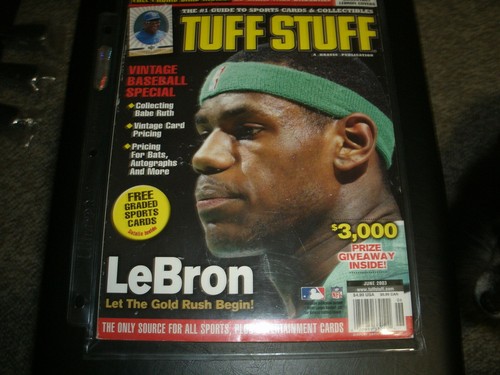 Tuff Stuff Magazine June 2003 Lebron James | eBay
