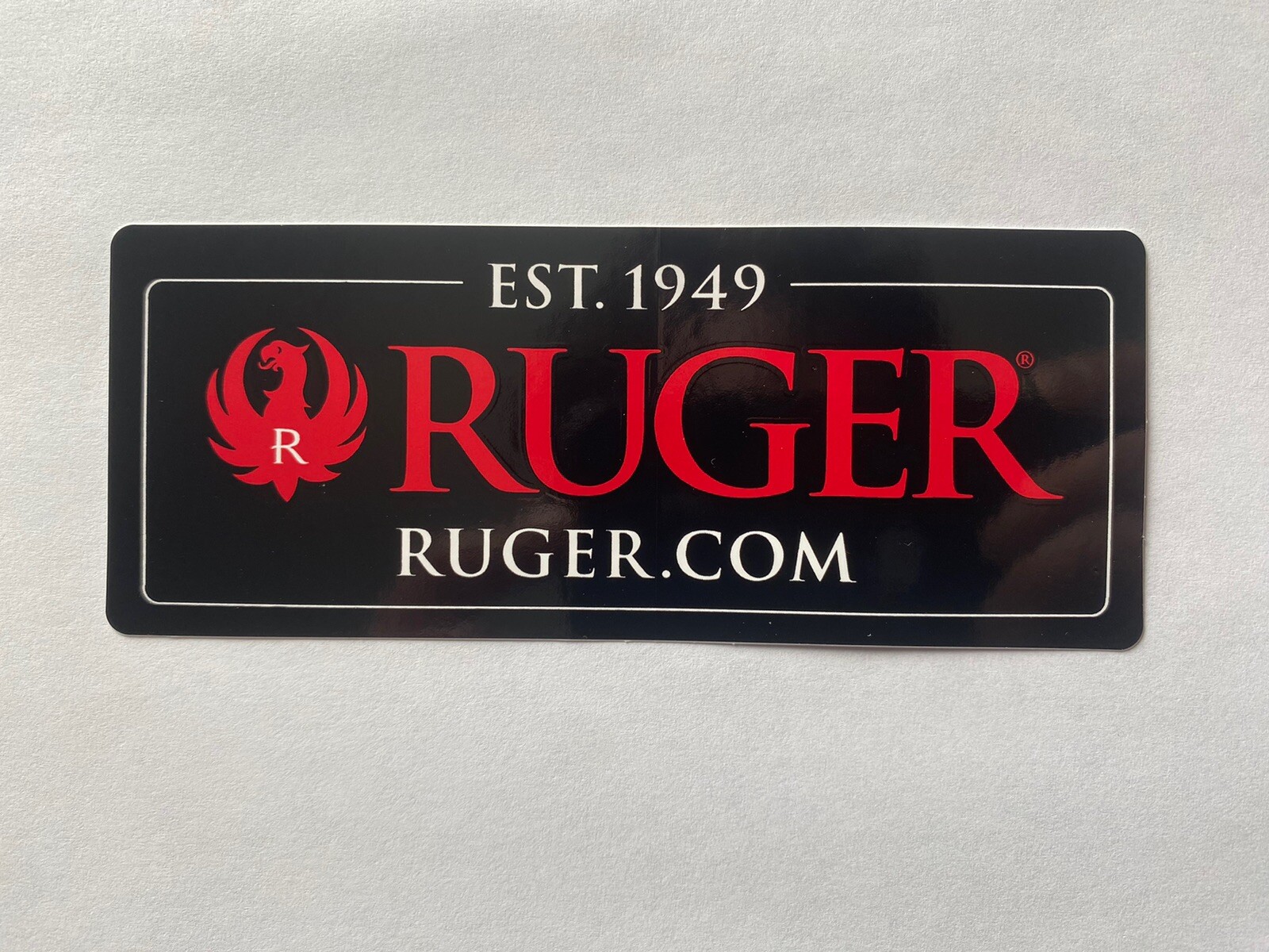 Ruger Firearms Vinyl Decal Bumper Window Safe Laptop Sticker 3 1/2 x 2 ...