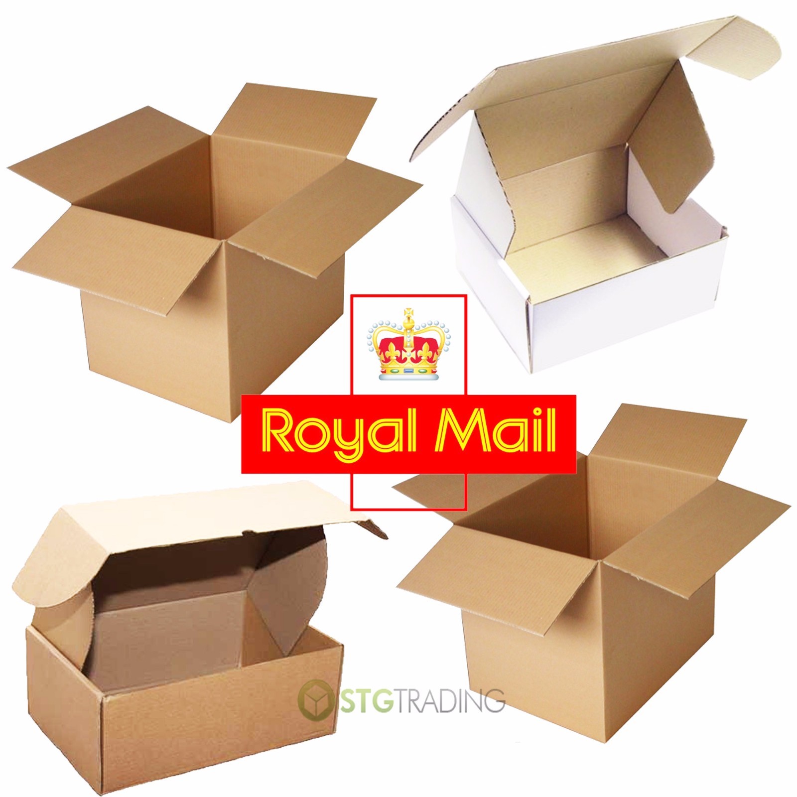 ROYAL MAIL PIP LARGE LETTER PARCEL SIZE POSTAL CARDBOARD BOXES FULL ...