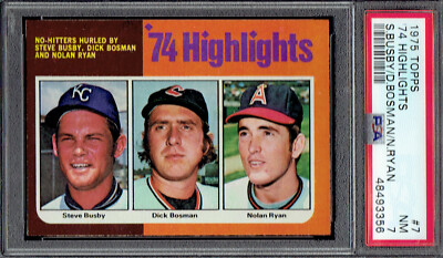 1975 Topps 7 '74 Highlights ( Ryan ) HOF. PSA 7 NM. (TX3356LXMTTD). | eBay