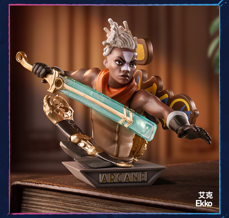 POPMART X League of Legends Arcane Figure Series Blind Box Figure Toy ...