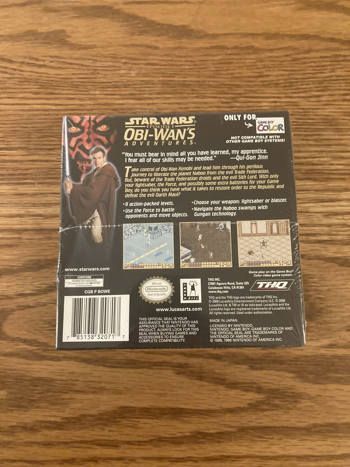 Star Wars: Episode I -- Obi-Wan's Adventures (Nintendo Game Boy Color ...