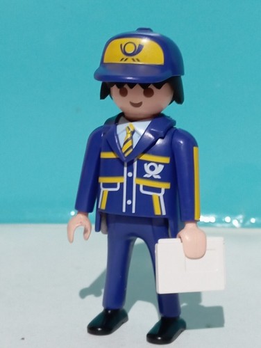 PLAYMOBIL FIGURE OLD POSTMAN DHL POST OFFICE REF 4403 4401 4607 LETTERS ...