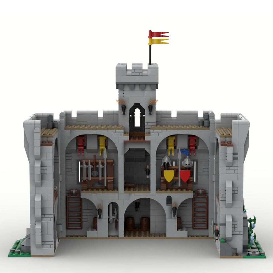 YOUFOY Medieval Castle Tower Defense for Castle Wall Extension 1492 ...