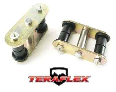 TeraFlex Front Leaf Spring Shackle Kit Pair For 1987-1995 Jeep Wrangler ...