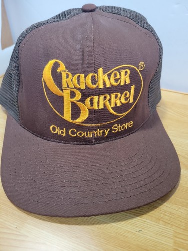 vintage cracker barrel trucker mesh hat - Gem
