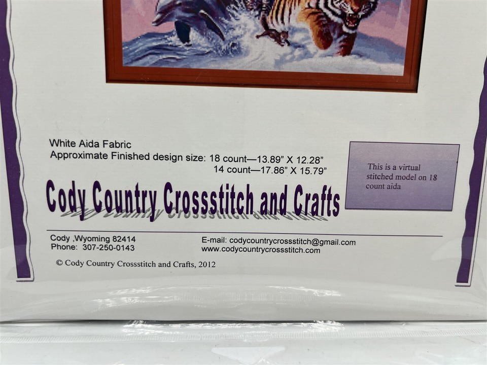 NEW CODY COUNTRY CROSS STITCH PATTERN 2012 MAMMALS ARTIST JERRY LOFARO ...