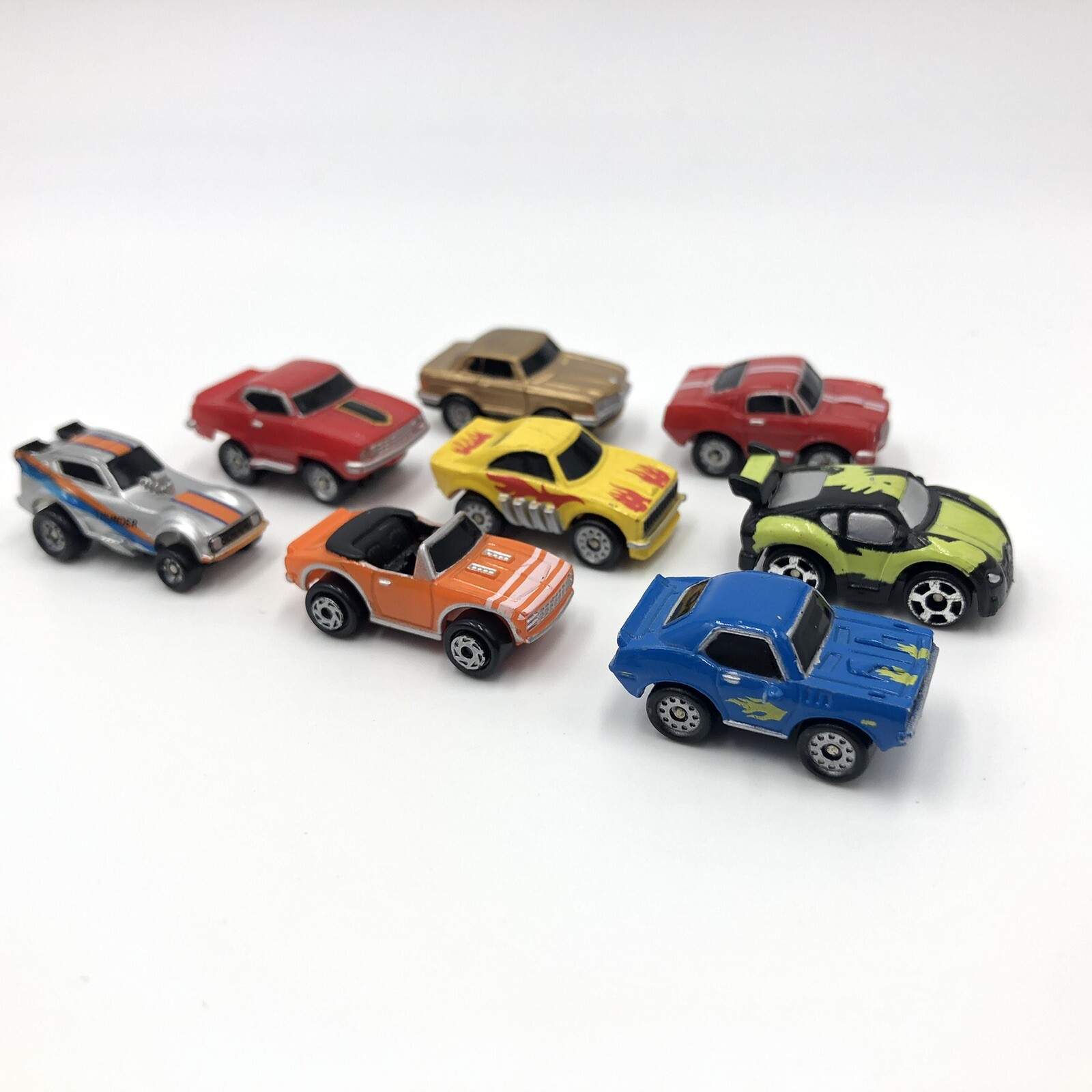 Lot of 8 Vintage Micro Machines 1980s Gold Mercedes Racers Muscle ...