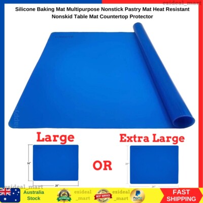 Silicone Nonstick Baking Mat Extra Large (BLUE) - Heat Resistant ...